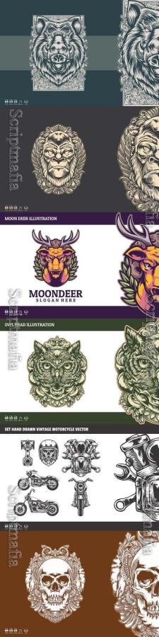 Vector illustration for design logos, labels vol 3 » SCRiPTMAFiA.ORG ...