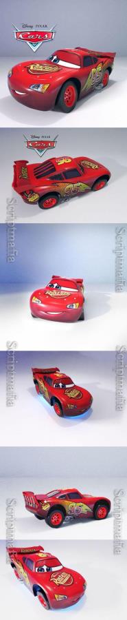 Disney Pixar Cars Diecast Lightning McQueen Vehicle 3d 3D print model ...