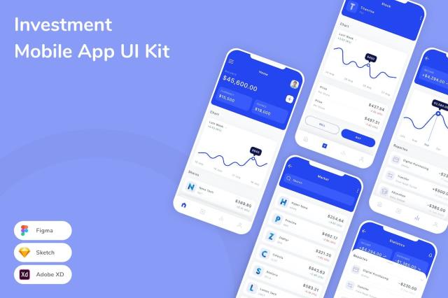 Investment Mobile App UI Kit » SCRiPTMAFiA.ORG | Download Full Nulled ...