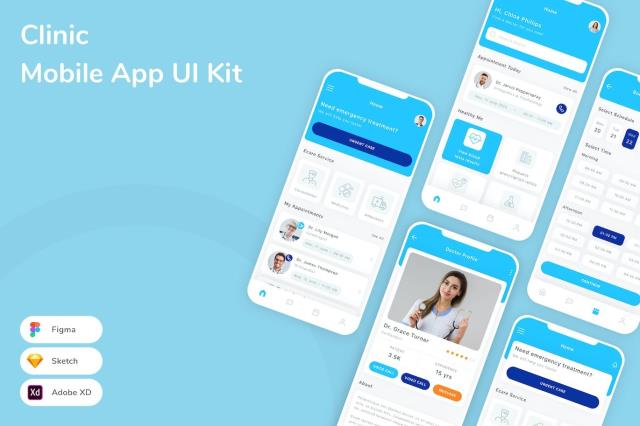Clinic Mobile App UI Kit » SCRiPTMAFiA.ORG | Download Full Nulled Scripts