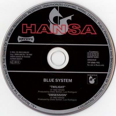 Blue System - Twilight (1989) & Obsession (1990) [Reissue 2022] » KpNemo