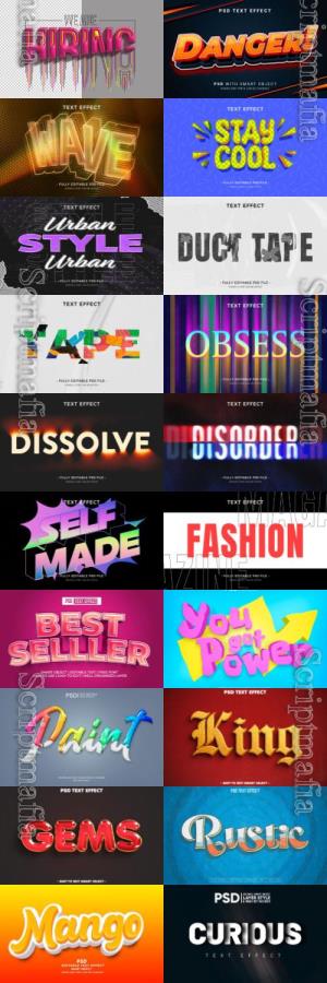 20 Psd style text effect editable set vol 67 » SCRiPTMAFiA.ORG | Download Full Nulled Scripts